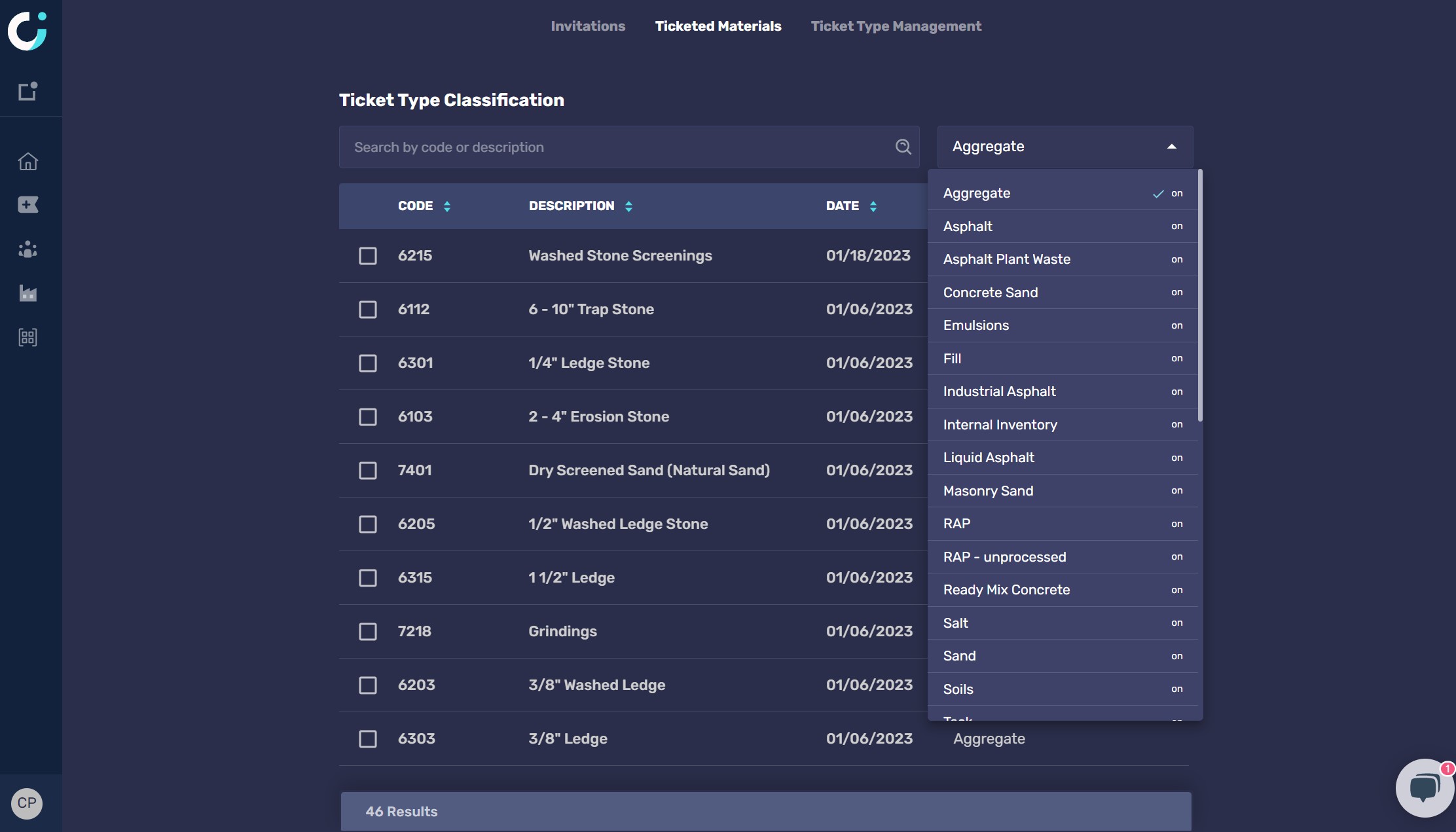 How to adjust ticket classification types in Supplier CI